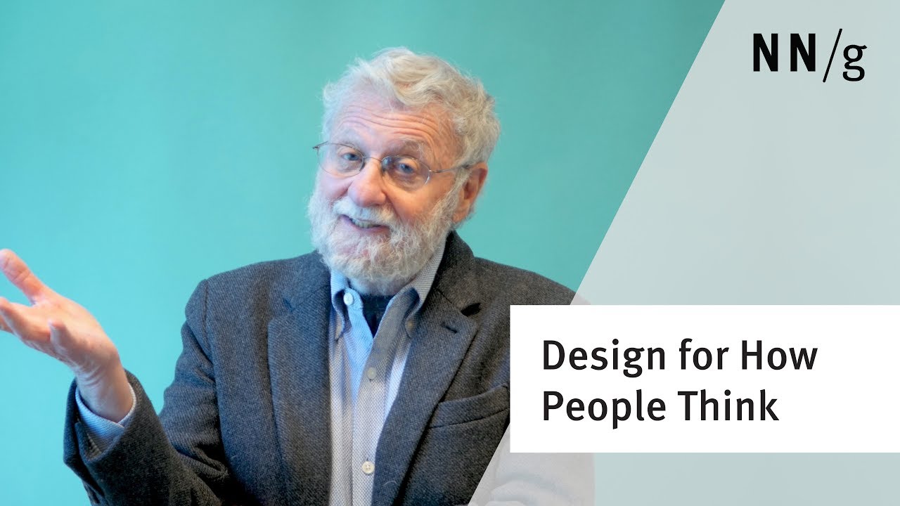 Design for How People Think (Don Norman) - YouTube