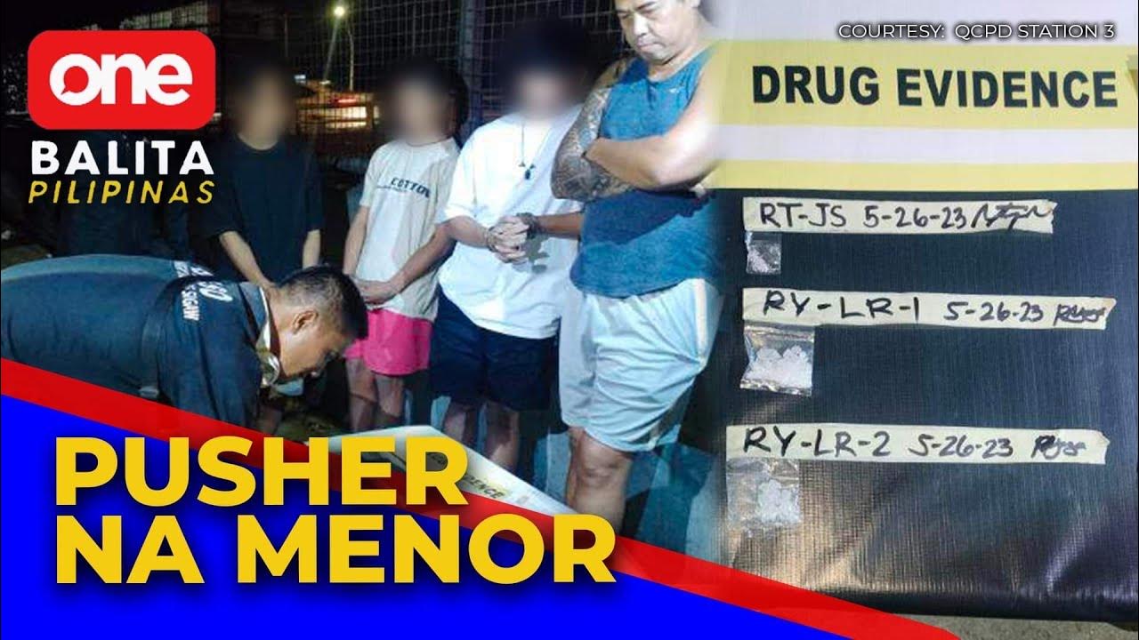 Apat na menor de edad, nahuli dahil sa pagbebenta ng shabu - YouTube