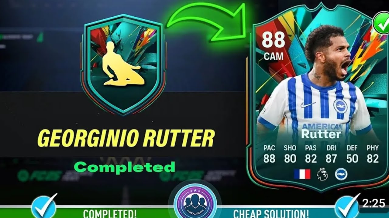 Total Rush Georgino Rutter 88 SBC CHEAPEST SOLUTION!!! ( SO CHEAP ...