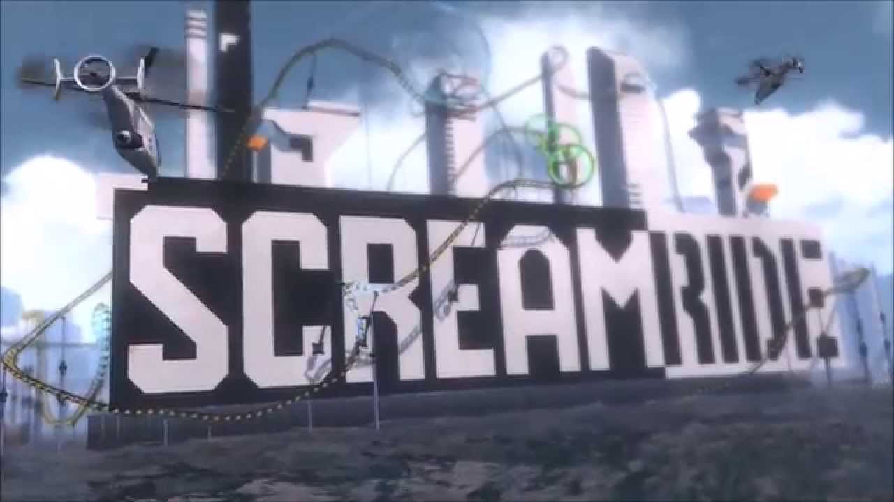 Scream Ride Videogame Intro Movie/Tutorial/Rollercoaster - YouTube