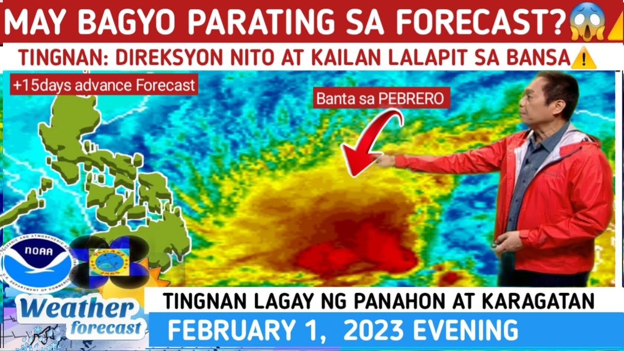 MAY BAGYO BA NA PARATING SA FORECAST?😱TINGNAN DITO⚠️| WEATHER UPDATE ...