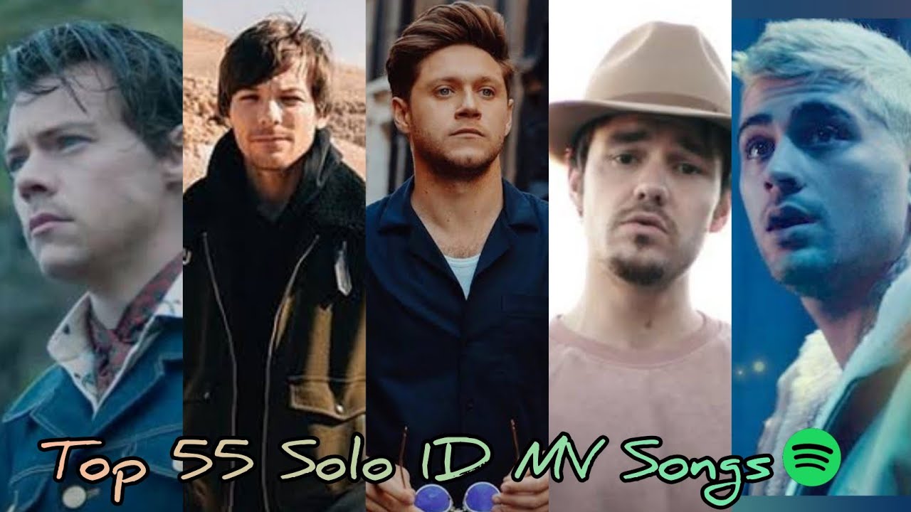 Top 55 Solo 1D Most Streamed MV Songs On Spotify - YouTube