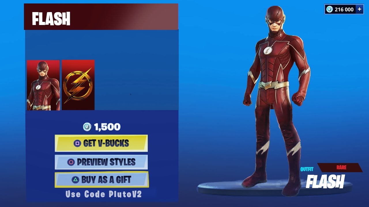 NEW FLASH BUNDLE SKIN IN FORTNITE! - YouTube