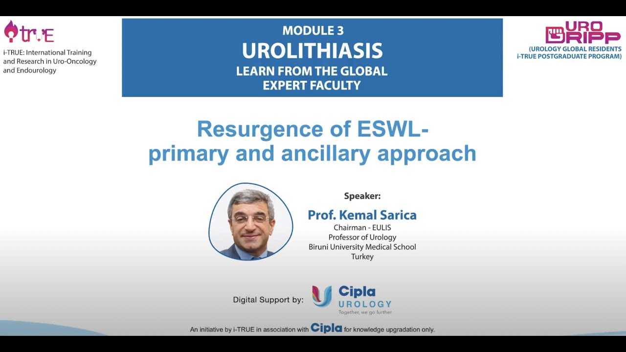 ESWL Primary and Ancillary approach Covid 19 Indications Techniques ...
