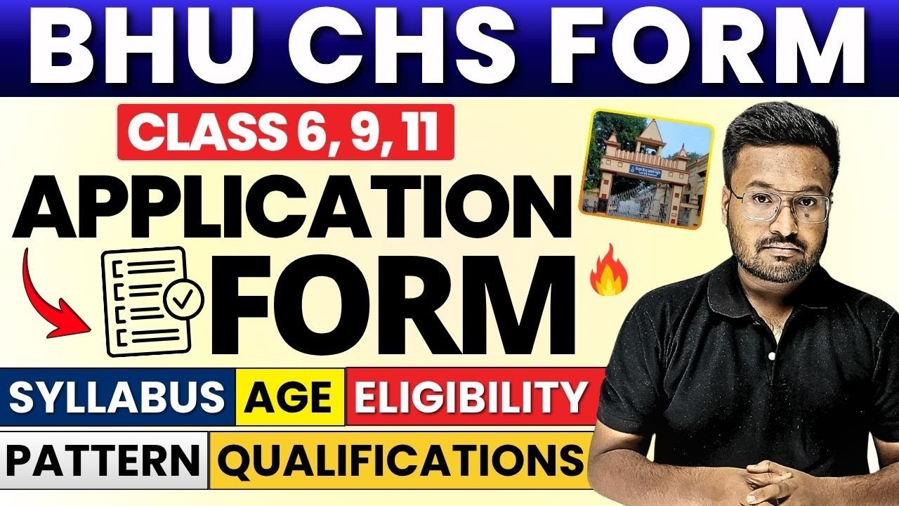 BHU CHS Class 6th, 9th, 11th Entrance 2026 | Syllabus, Form Date ...