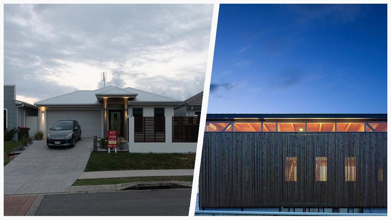 75 Exterior Home With A White Roof Design Ideas You'll Love ☆ - YouTube