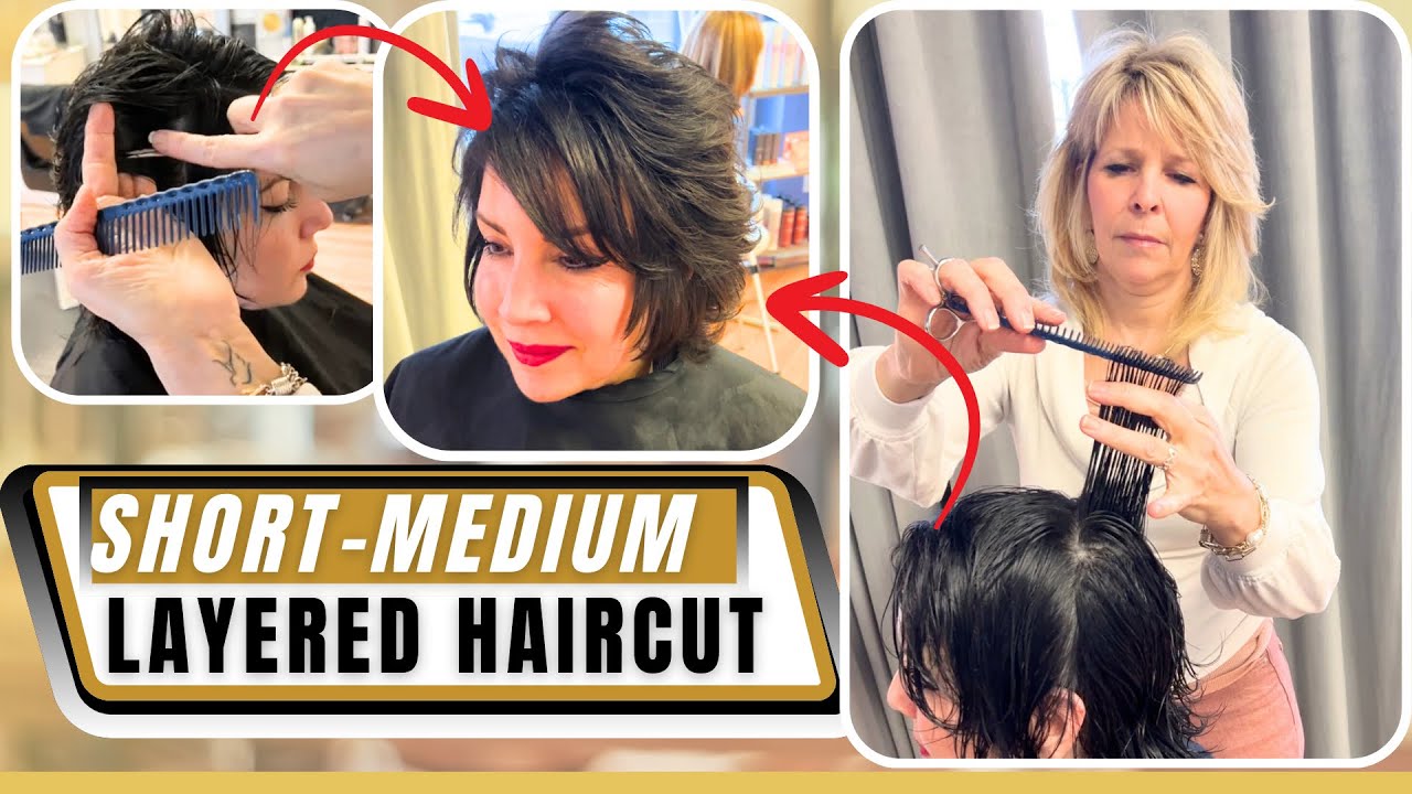 Short-Medium Layered Haircut In 2024 | Ultimate Haircut with Coach ...