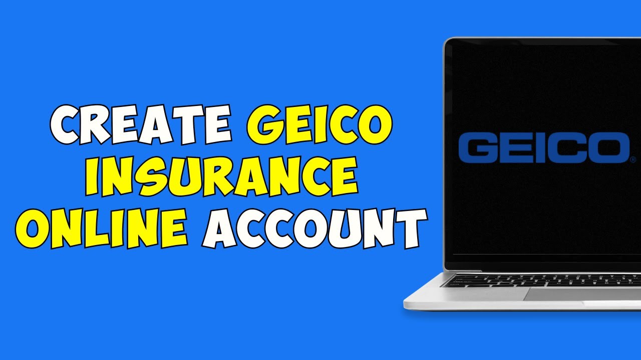 How To Create GEICO Insurance Online Account - YouTube