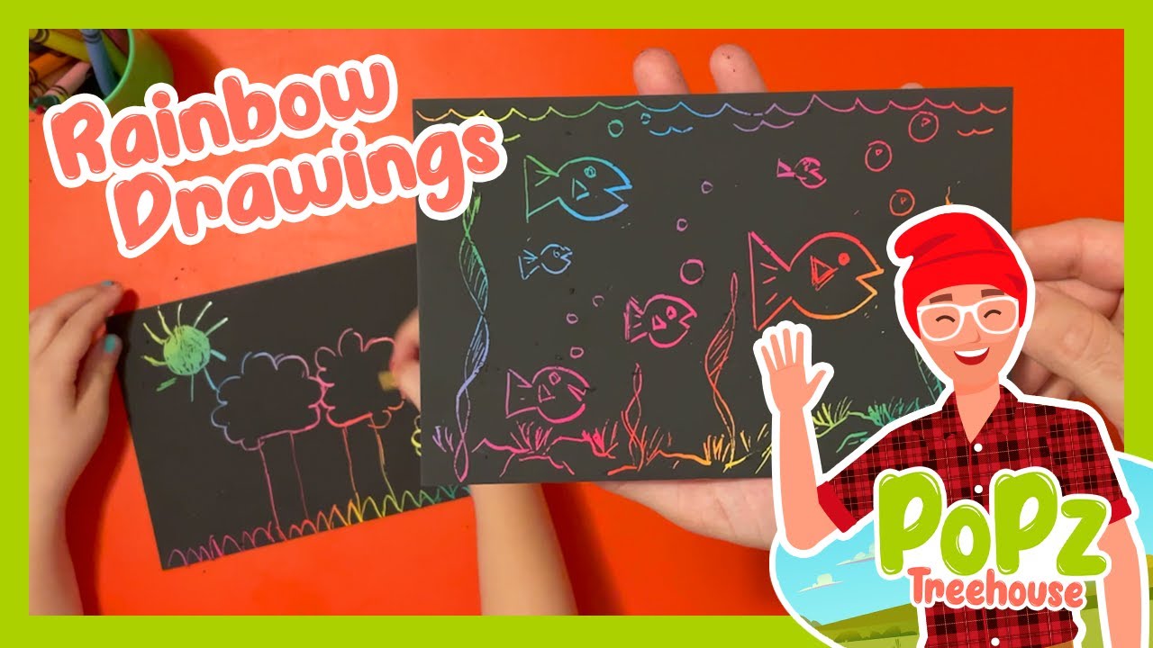 Let's Draw With Fun Magic Rainbow Paper - YouTube