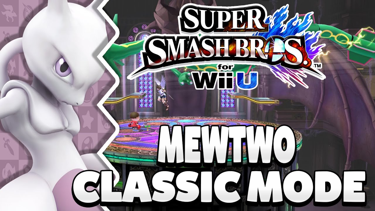 Super Smash Bros. Wii U - Mewtwo Classic Mode [1080p HD 60FPS] - YouTube