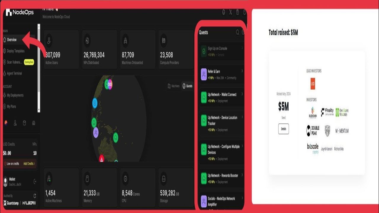 NodeOpsHQ Airdrop Testnet | $5 Million Pre SEED Funding | How to Join ...