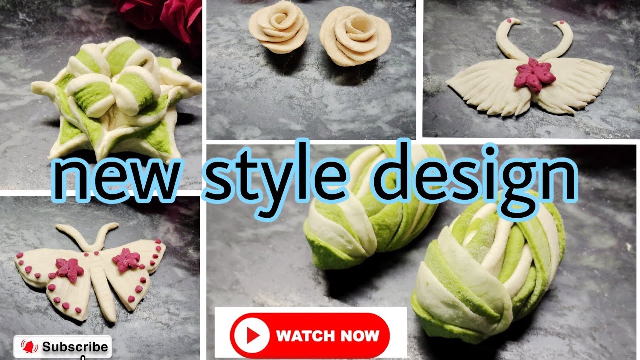 New & unique style bun designs || #food #bun #design - YouTube
