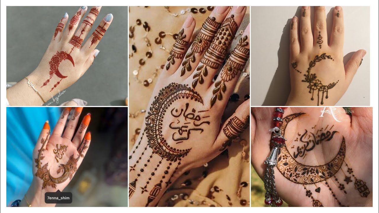 Ramadan Special Mehndi Design Ideas For Girls | Moon #tattoo Henna ...