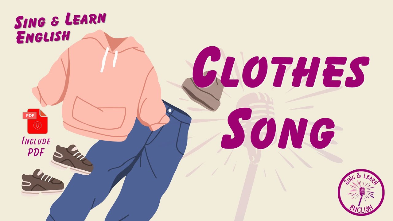 👕 Clothes Song | Learn Clothes in English for Kids 🎶 #ClothesSong # ...