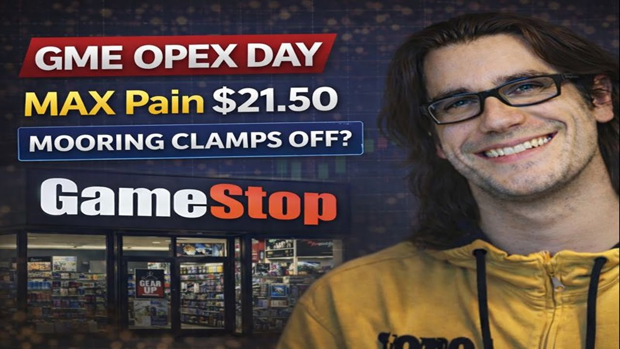 GME Yearly OPEX: Max Pain $21.50 — Mooring Clamps About To Release ...