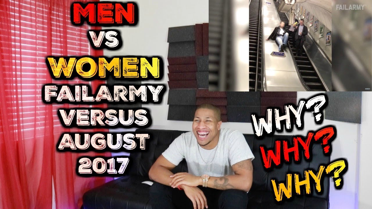 😂😬Men vs Women׃ FailArmy Versus August 2017😬😂 Reaction - YouTube