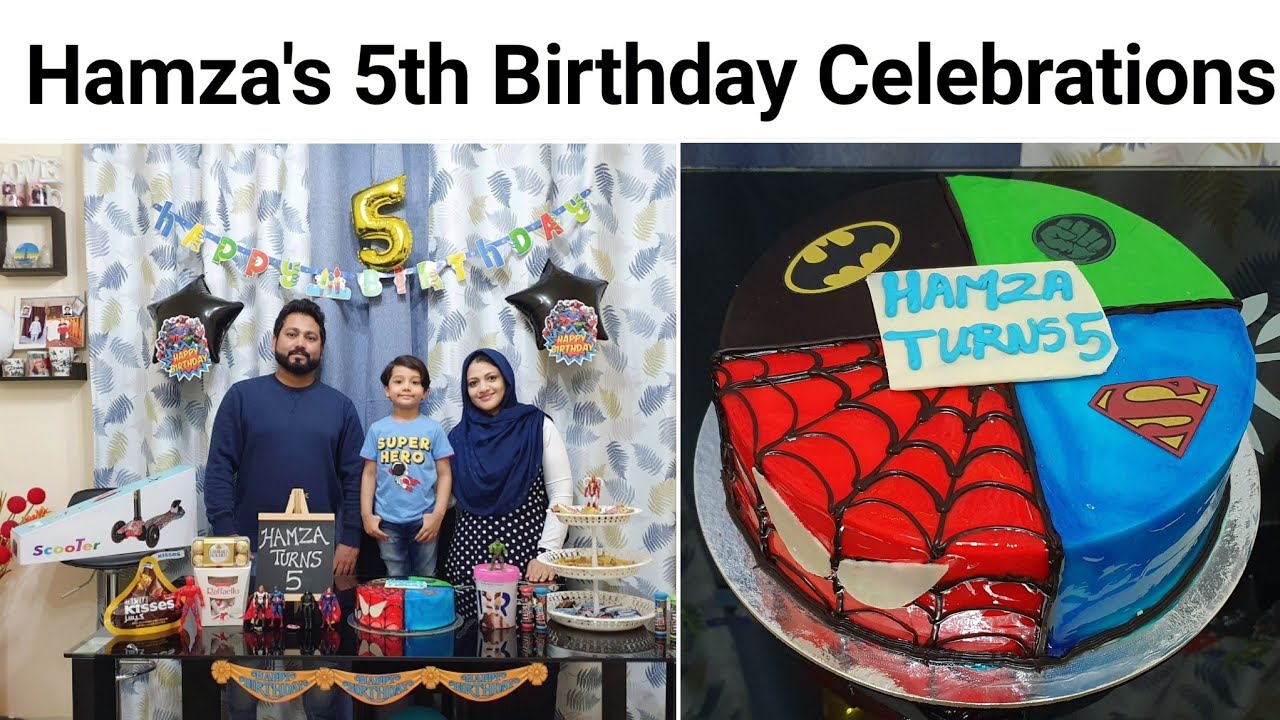 Hamza Turns 5/ Super Heroes Theme Birthday/ Super Heroes Cake/ Avengers ...