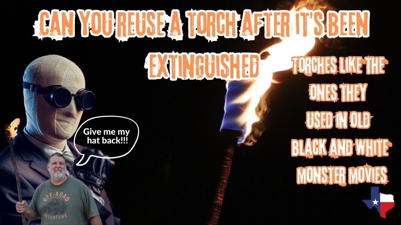 Can you reuse a torch after it has been extinguished - YouTube