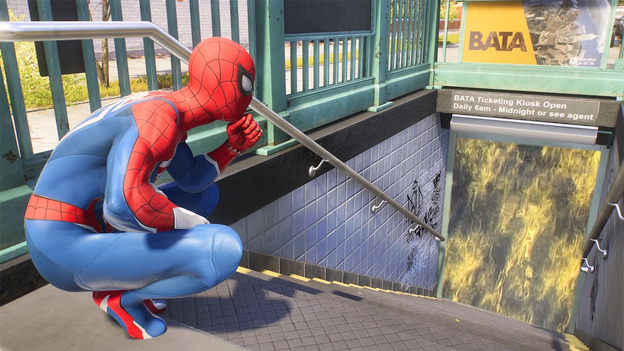 What is inside the subway? Spider-Man 2 - YouTube