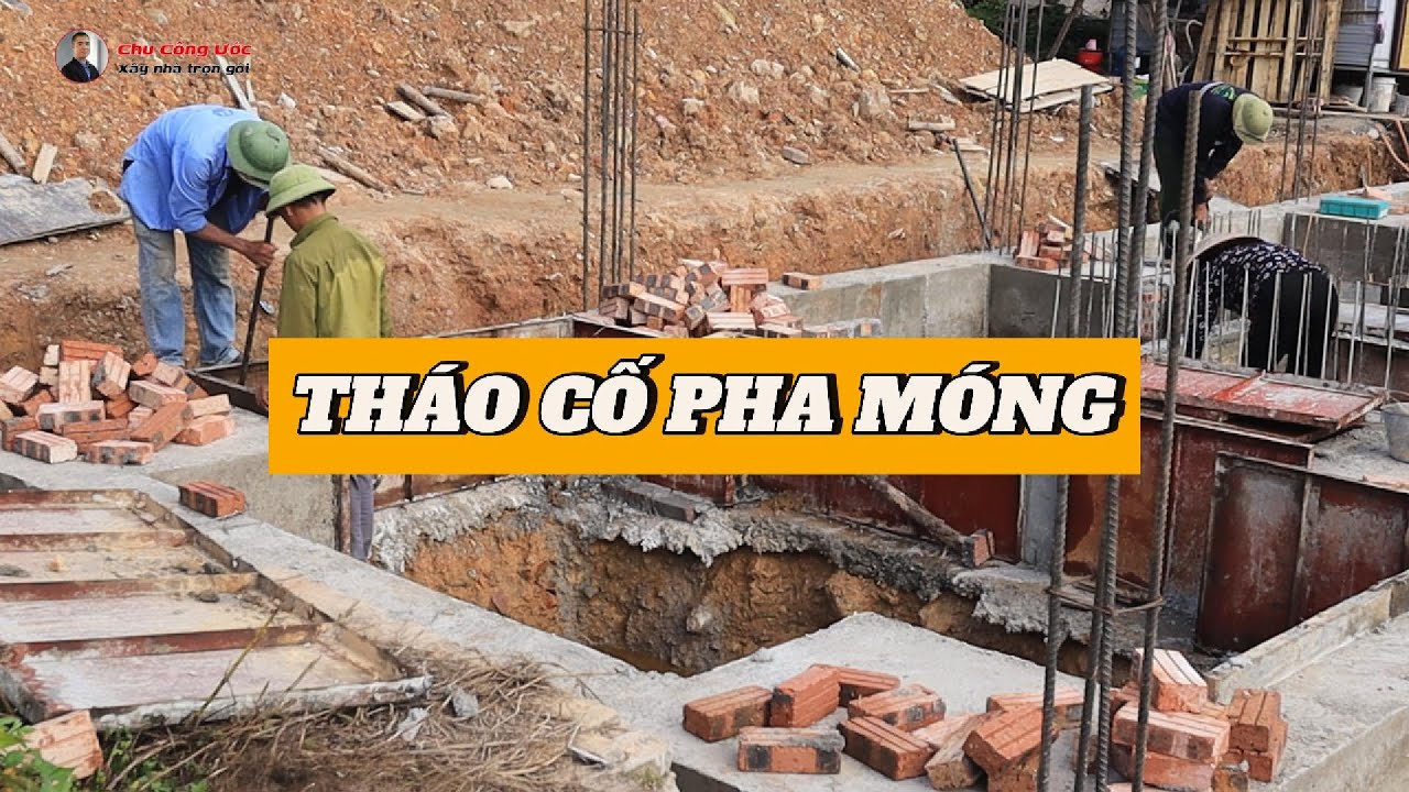 Tháo dỡ ván khuôn móng - Thi công trọn gói Bắc Giang - YouTube