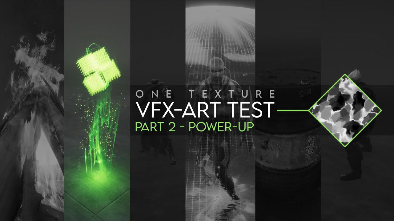 One Texture VFX Art Test - Part 2 - Power-Up - YouTube
