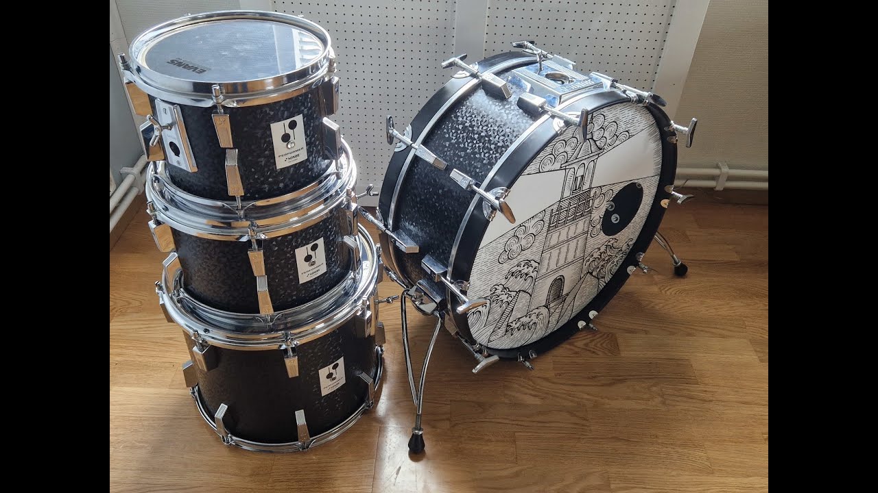 Rebuilt Sonor Performer drumset - YouTube