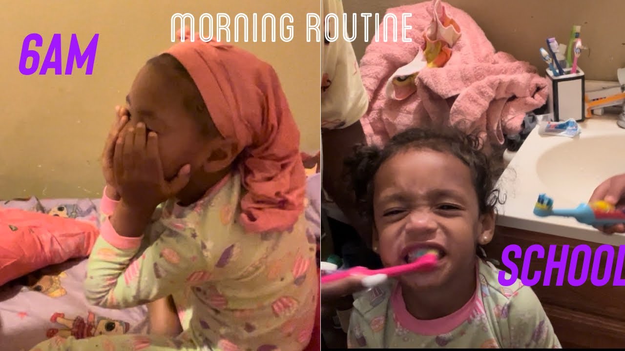 GRWM | 6AM Morning Routine (1st Grade!!) (Headstart) - YouTube