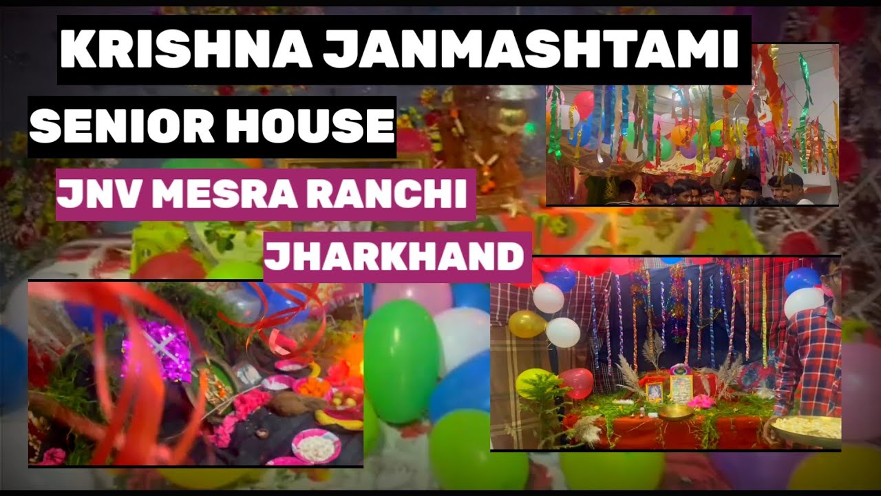 Krishna Janmashtami Celebration 2023 in hostel | Senior House | JNV ...