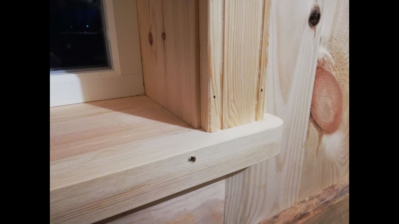 Making and installing wooden window casings and trim. Part 1 - YouTube