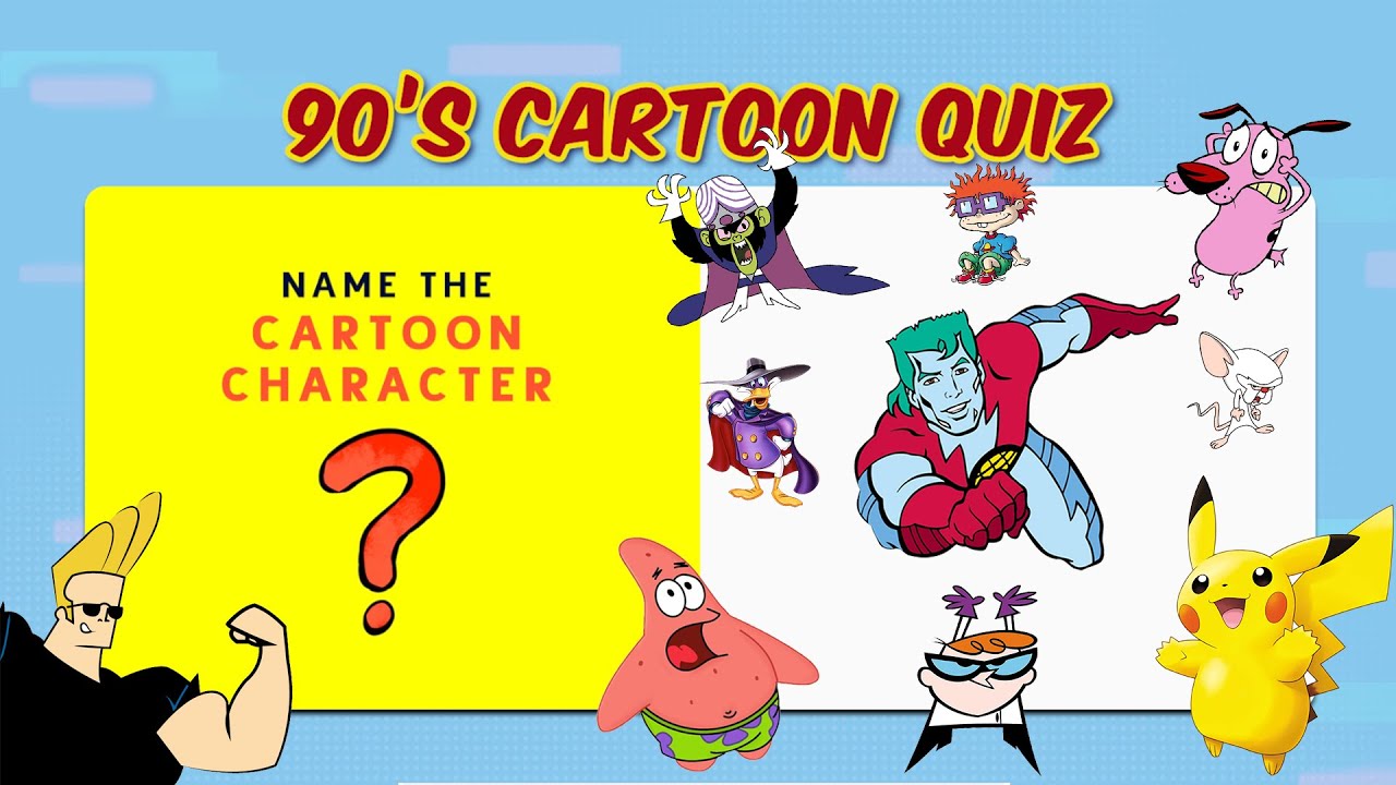90's Cartoon Character Quiz | Guess The Character - YouTube
