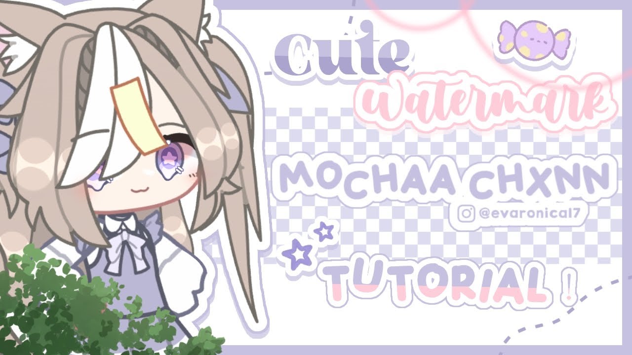 🦊 ⾕ Cute & Simple Watermark Tutorial ! ៸៸ | gacha tutorial ⩇⩇ - YouTube