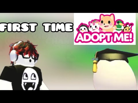First time adopt me#adoptme - YouTube