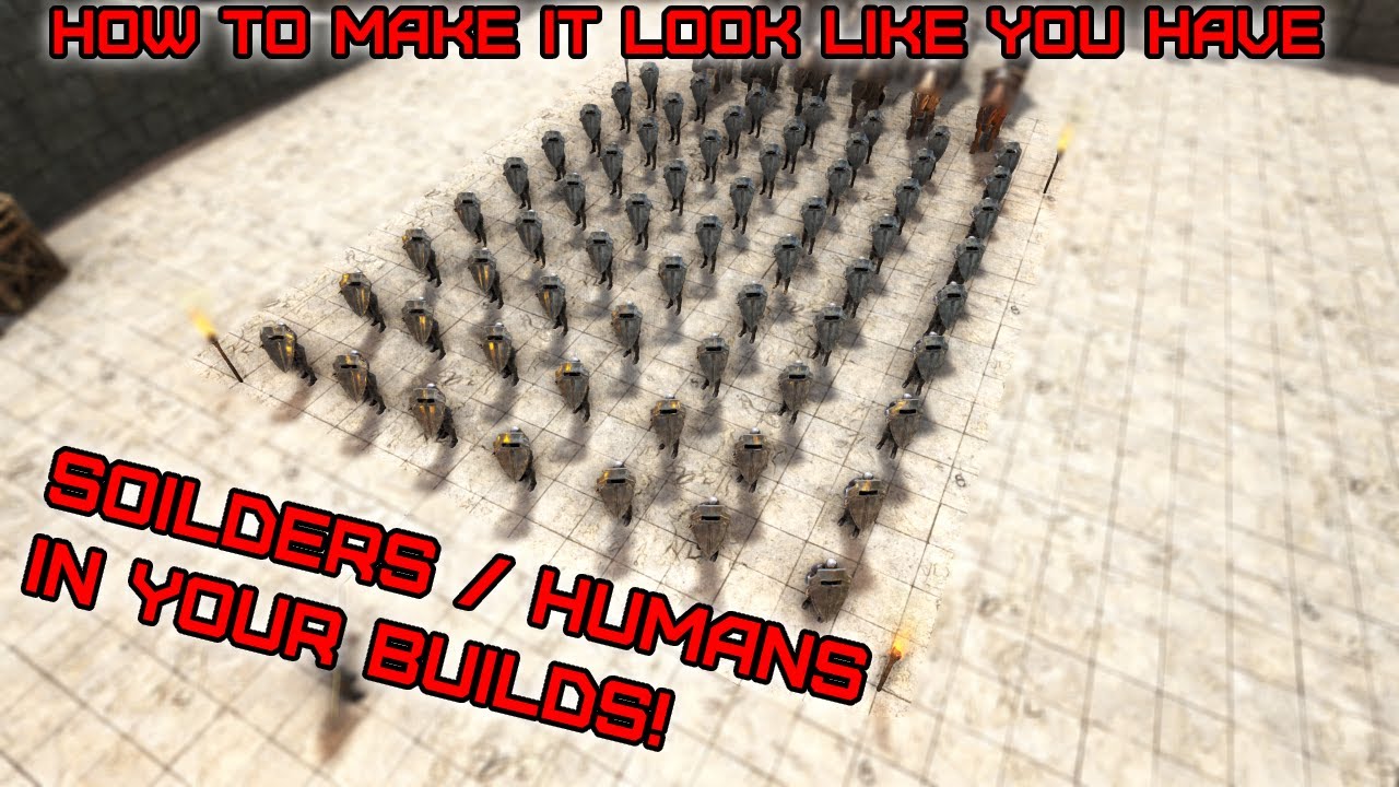 ARK: How to Summon Humans for your Builds - YouTube