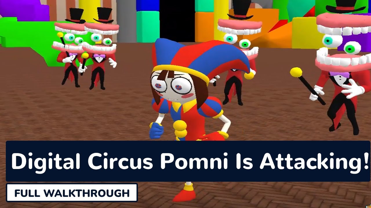 Digital Circus Pomni Is Attacking! - Full Gameplay Walkthrough - YouTube