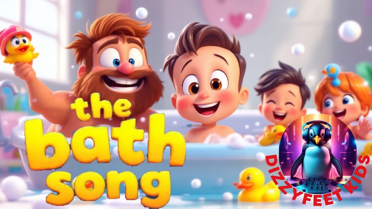 The Bath Song - Nursery Rhyme - Fun Kids Song - Learn Routines with ...