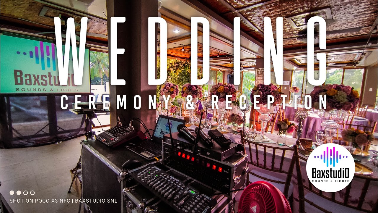Hamani Private Resort Wedding Ceremony and Reception Lights and Sounds ...