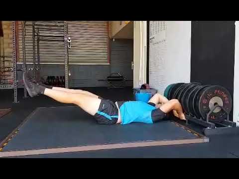 Supine leg lowers - YouTube