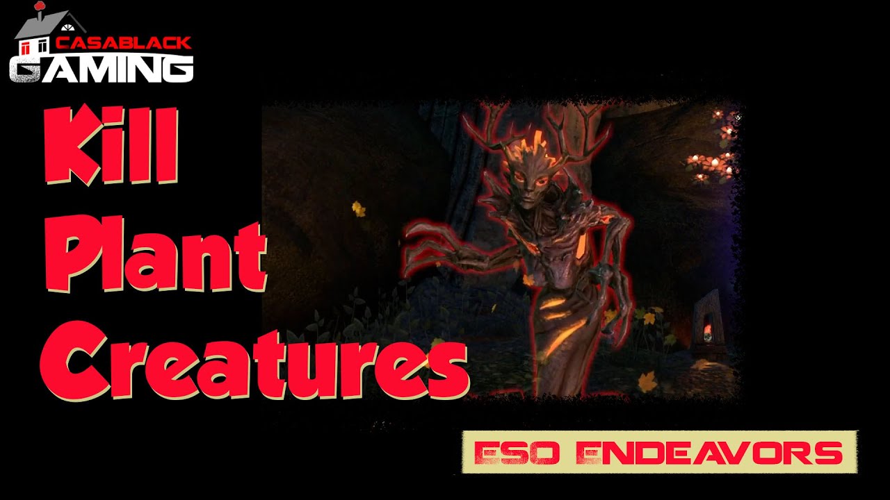 ESO Daily Endeavors Plant Creatures Location Guide - YouTube