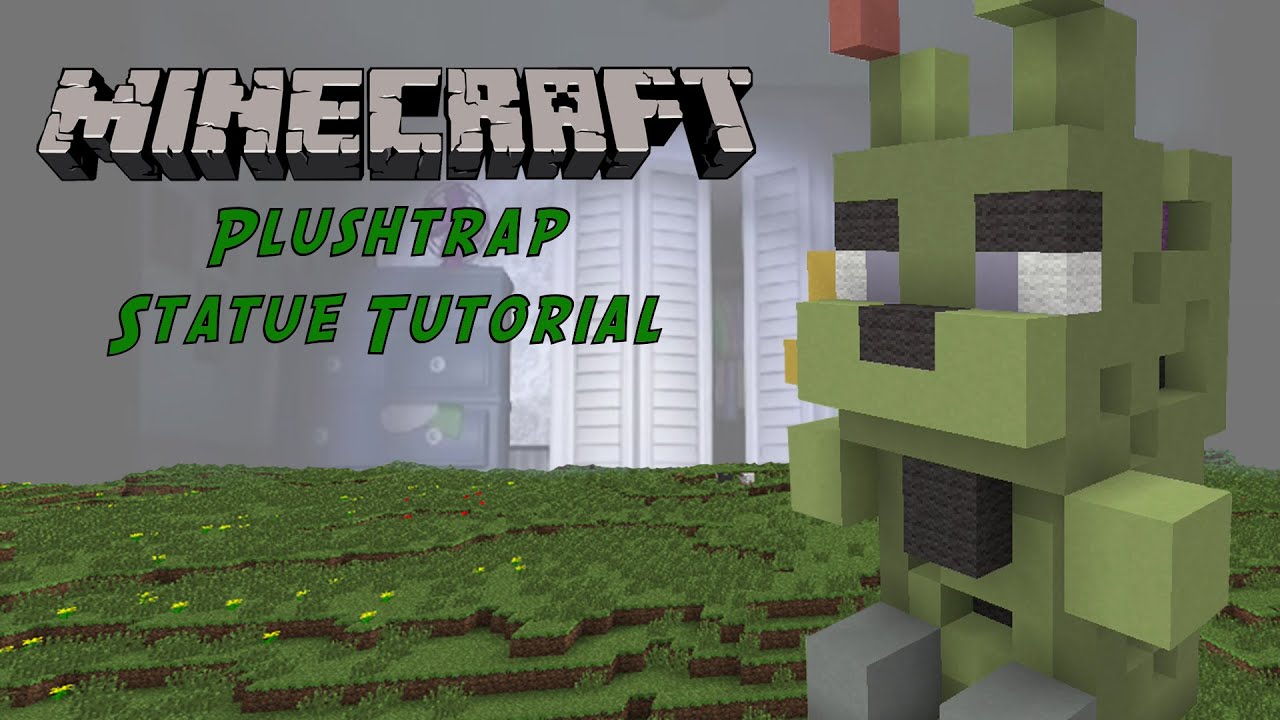 Minecraft Tutorial: Plushtrap Plush Toy (Five Night's At Freddy's ...