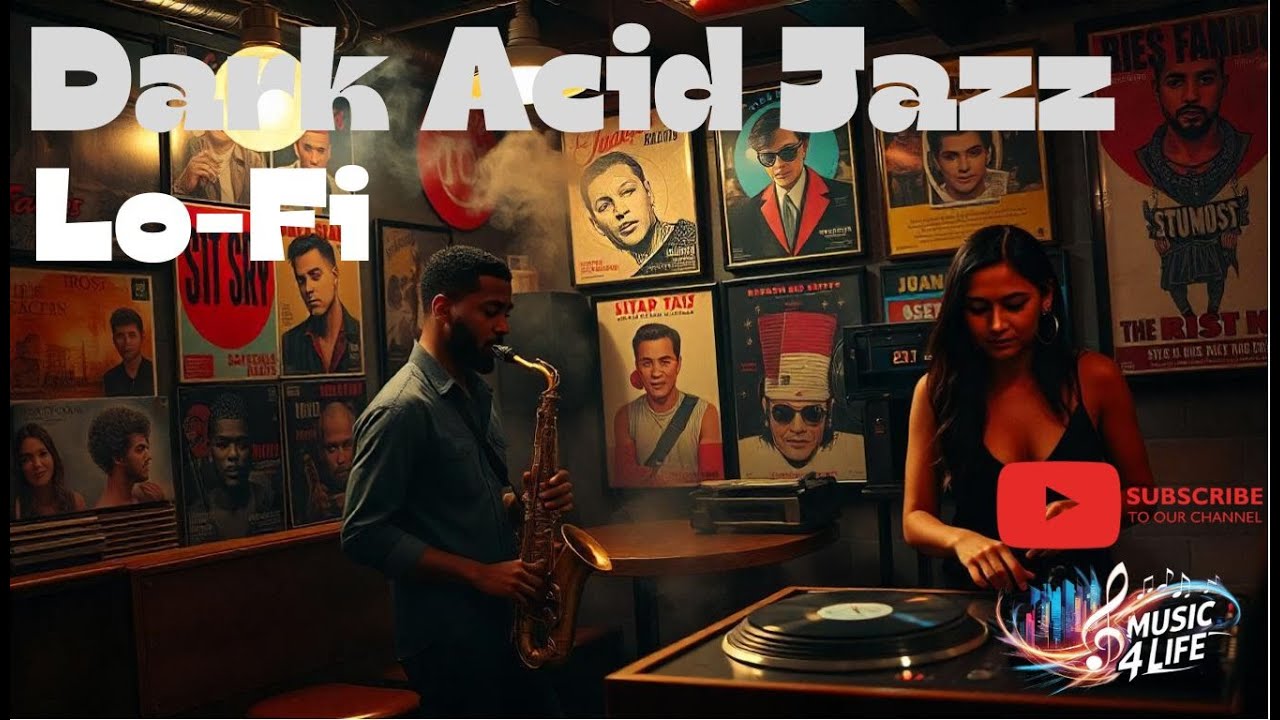 MUSIC 4 LIFE丨Dark Acid Jazz Lo-fi丨Relax丨Chill丨Work丨Study丨BGM - YouTube
