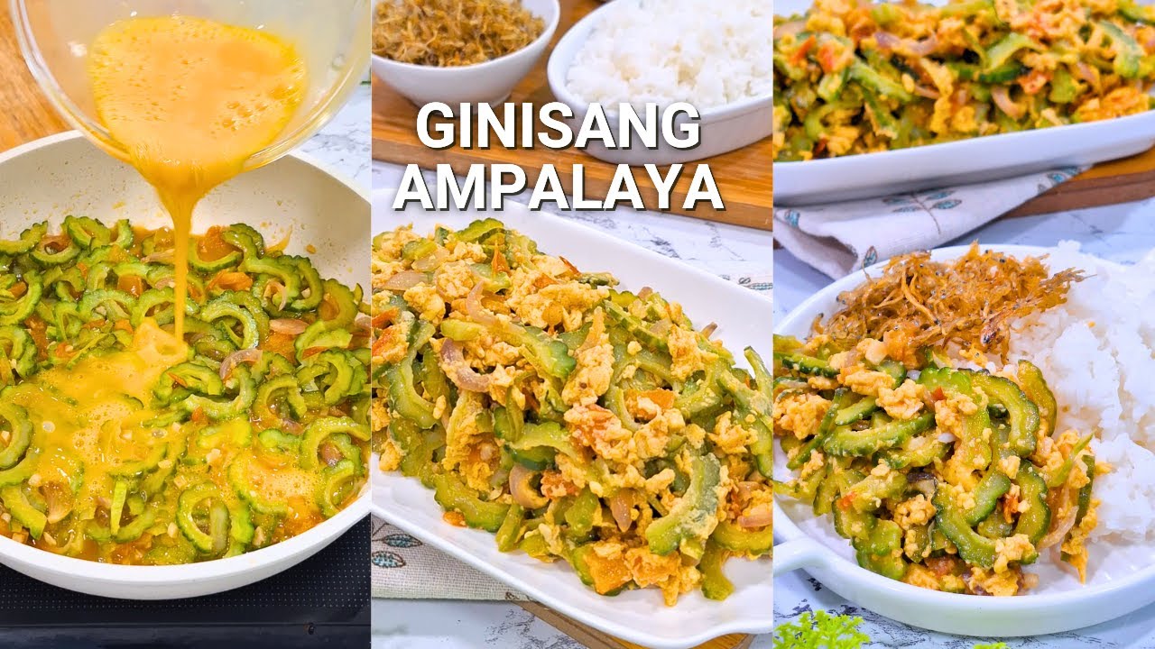 Ginisang Ampalaya with Egg Recipe | Easy Ulam and Budget friendly ...