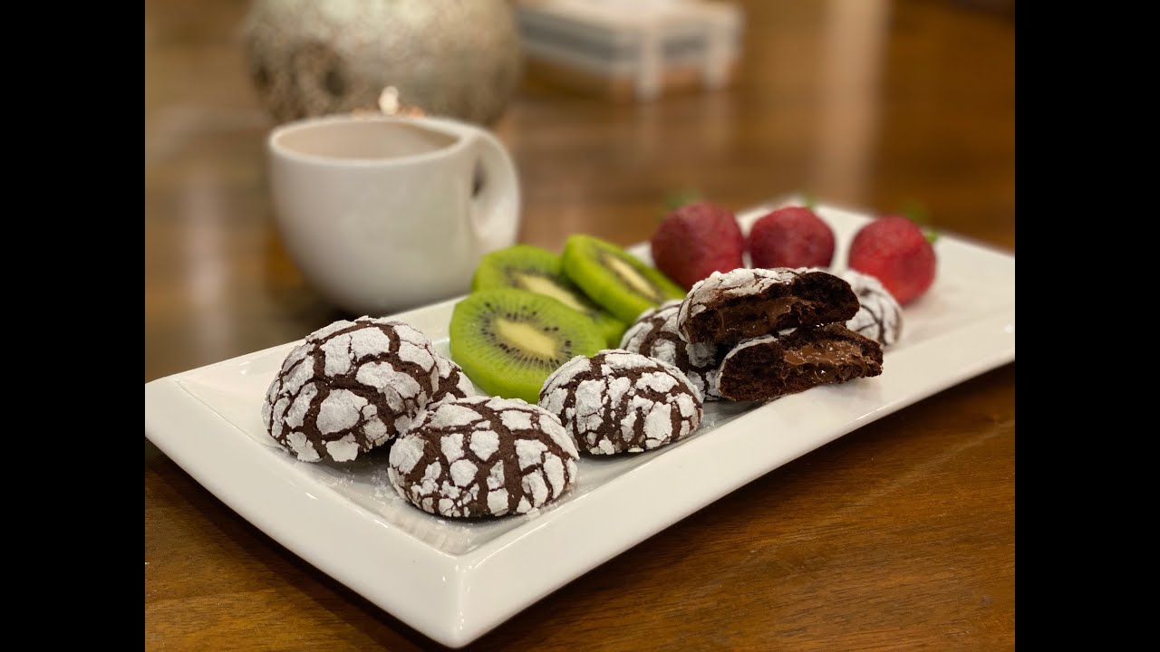 Easy , Delicious Chocolate Crinkles Cookies / Crinkles recipe in 3 ...