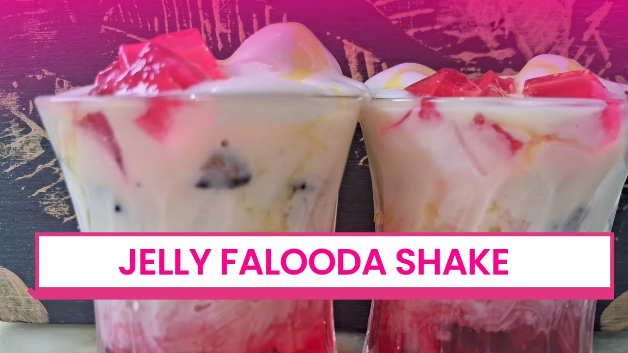 Jelly Falooda Shake | Homemade Falooda Sev - YouTube