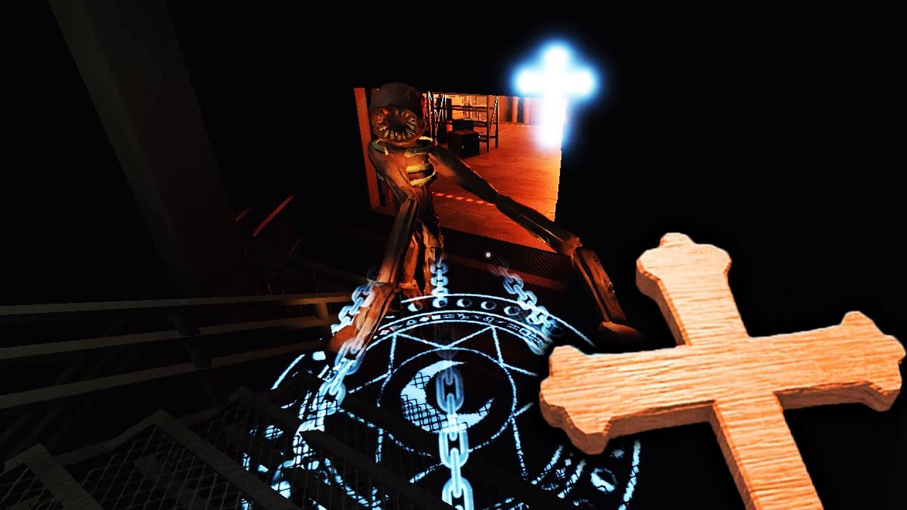 USING CRUCIFIX ON FIGURE IN LAST SCENE! ROBLOX DOORS - YouTube