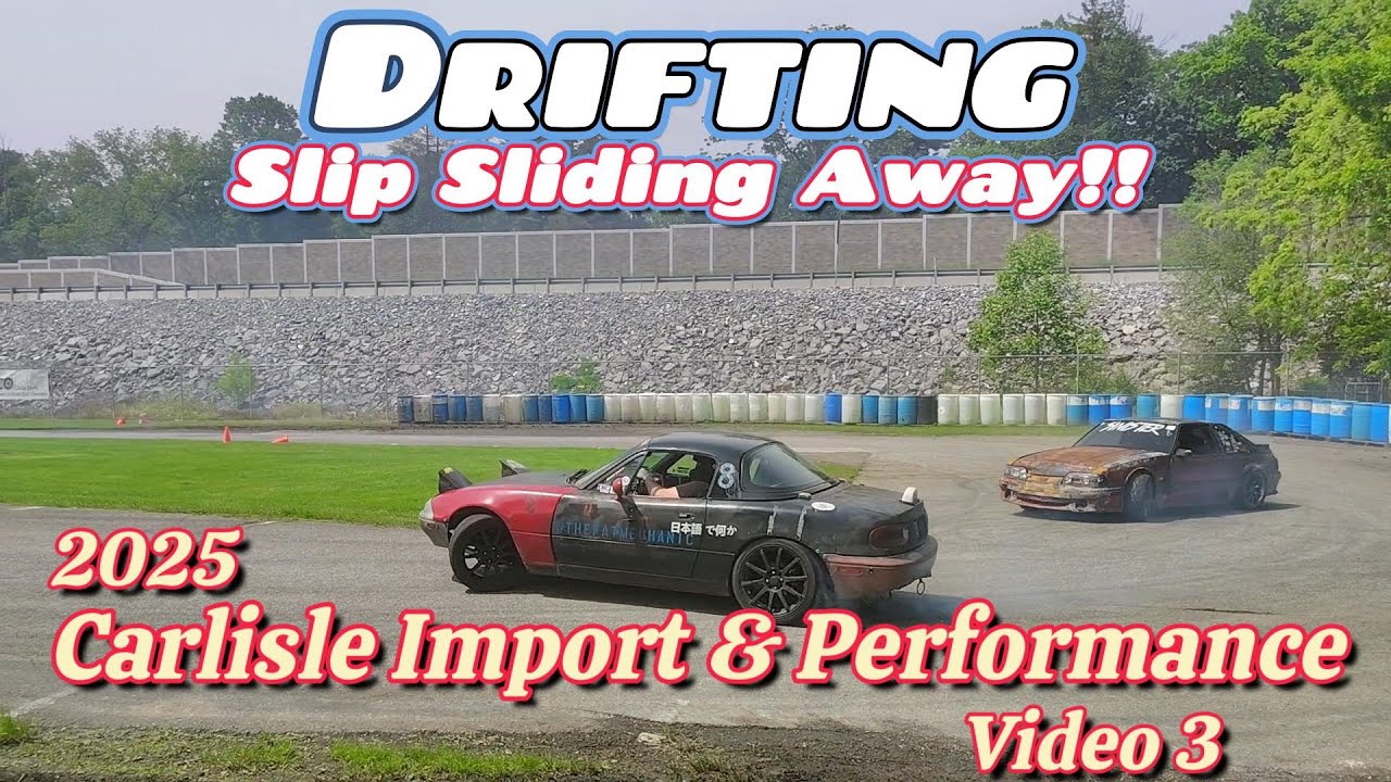 Drifting Slip Sliding Away! 2025 Carlisle Import and Performance Video 3 #drifting #driftingcars ...