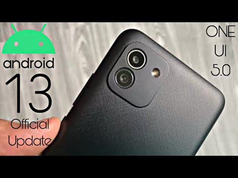 Samsung Galaxy A03 Android 13 ONE UI 5.0 Core Official Update (RELEASED ...