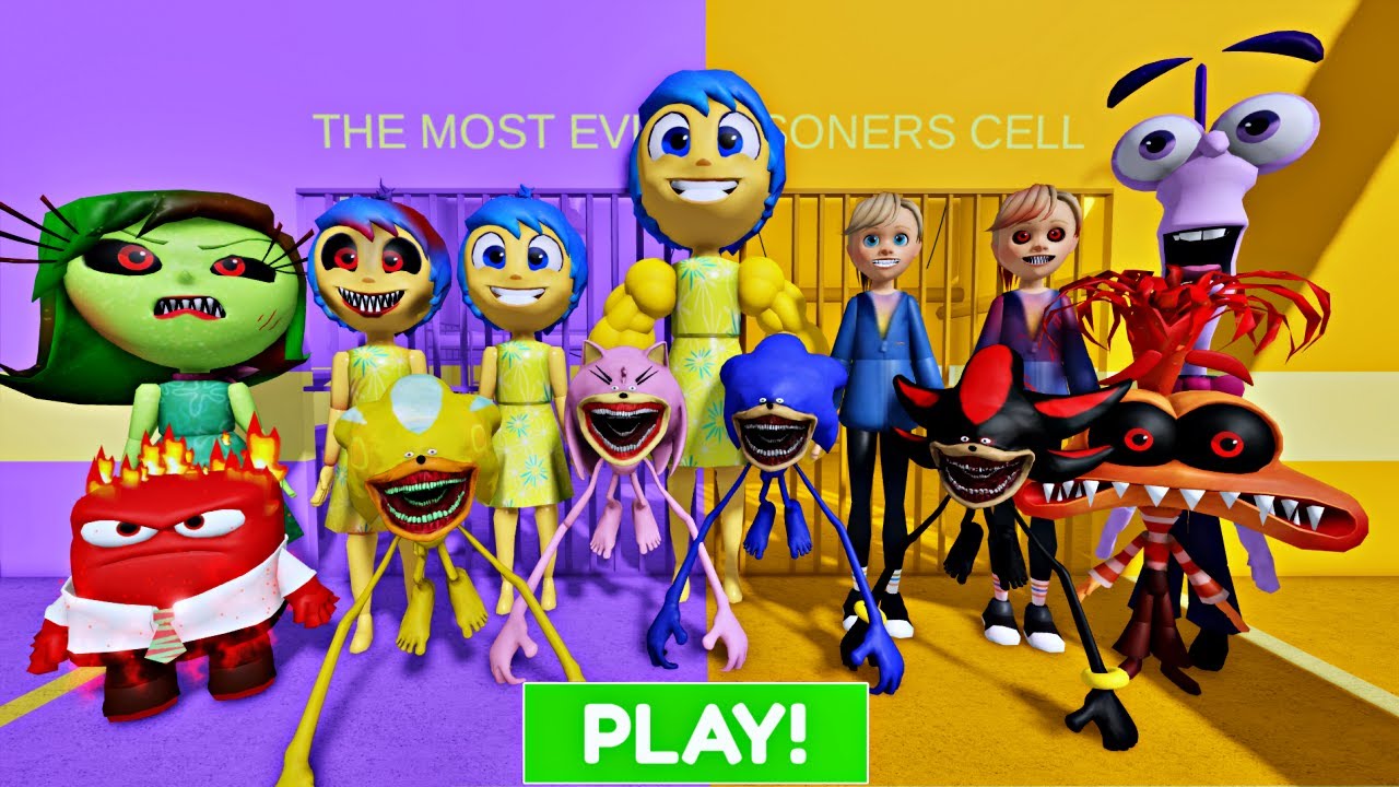 INSIDE OUT 2 ALL CHARACTERS VS ALL SONIC EXE SPEED RUN SCARY OBBY in ...