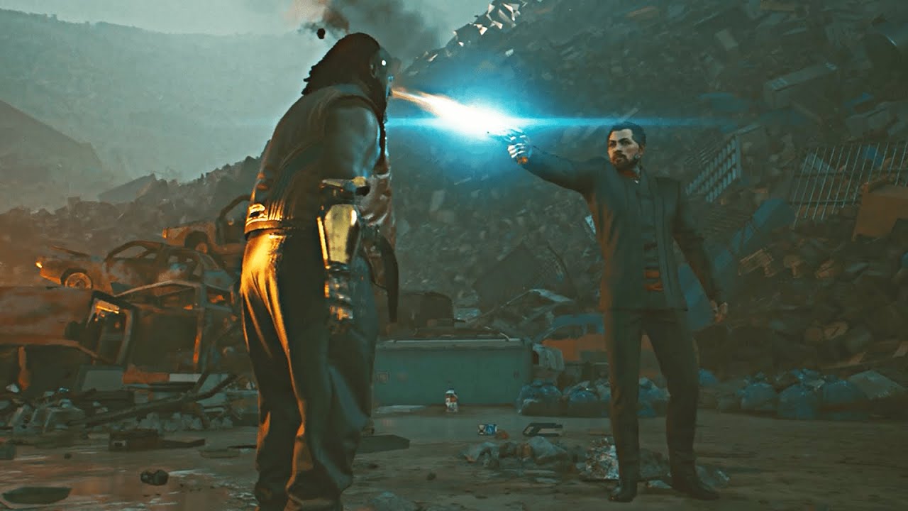 Cyberpunk 2077 - Dexter Deshawn Death Scene // V Gets Revenge - YouTube