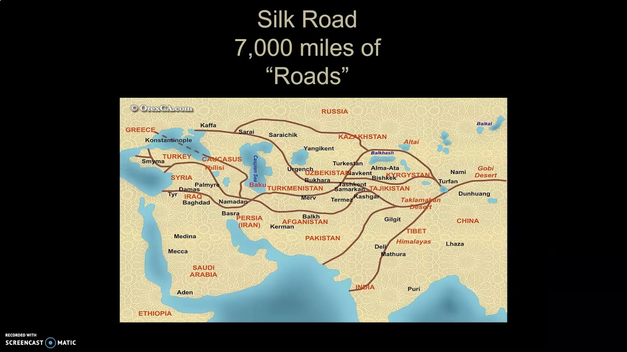 Unit 2 Networks of Exchange The Silk Road - YouTube