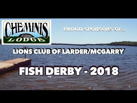 Larder - McGarry Lions Club Annual Fish Derby - YouTube